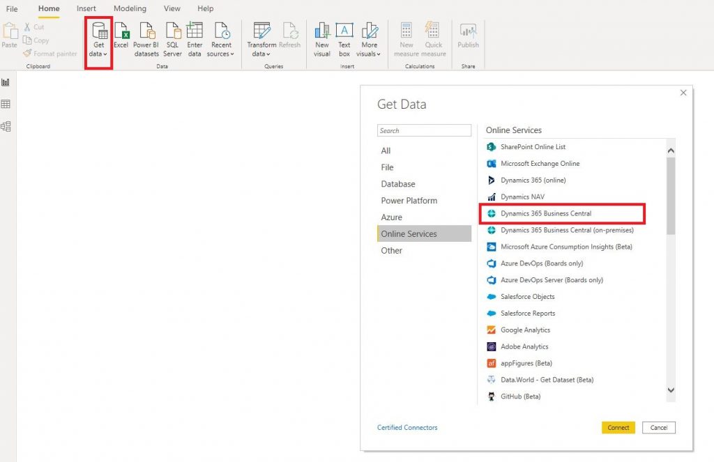 Power BI Reporting in Dynamics 365 Business Central