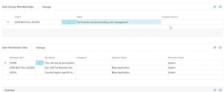 Permissions In Microsoft Dynamics 365 Business Central Tensoft